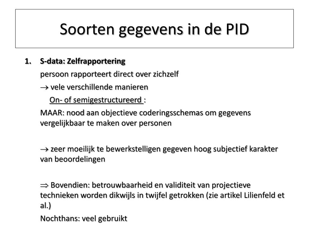 PPT - DEEL I: Psychologie van Individuele Verschillen : WAT & HOE ...
