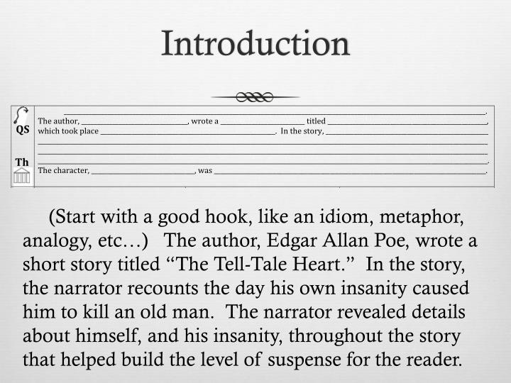 Tell Tale Heart Author SparkNotes Poe s Short Stories The Tell Tell Tale Heart Author SparkNotes Poe s Short Stories The Tell