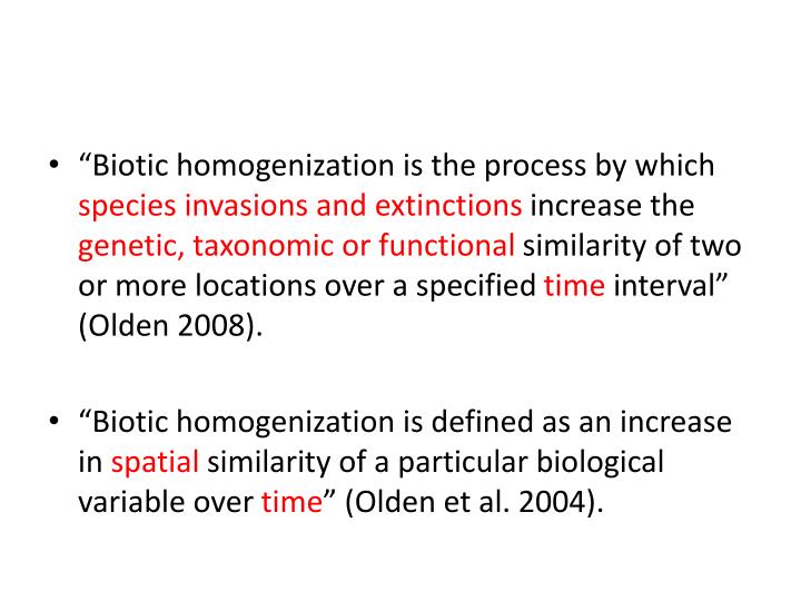 Homogenized Definition