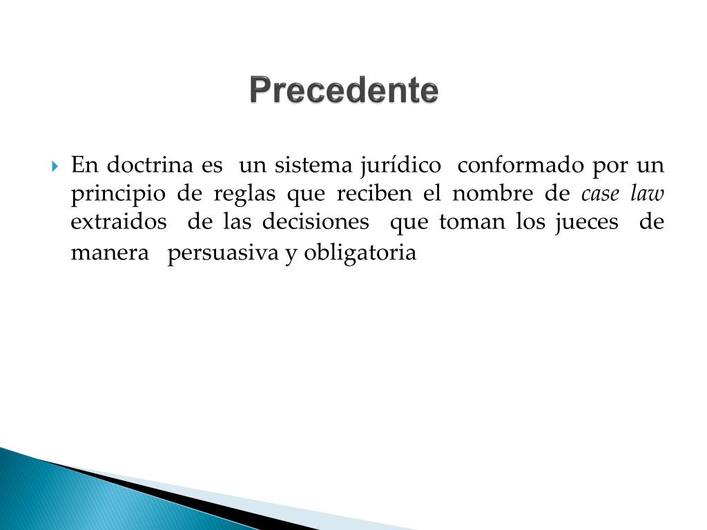 PPT - PRECEDENTE VINCULANTE Dr Fernando Delgado Alvizuri PowerPoint ...