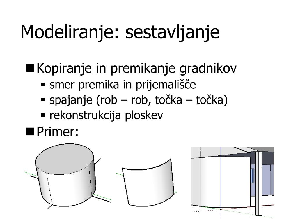 PPT - Digitalno modeliranje Orodja za 3D konceptualno modeliranje ...