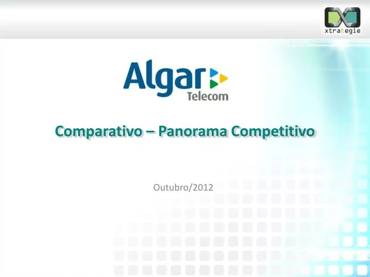 PPT - Comparativo – Panorama Competitivo PowerPoint Presentation, free ...