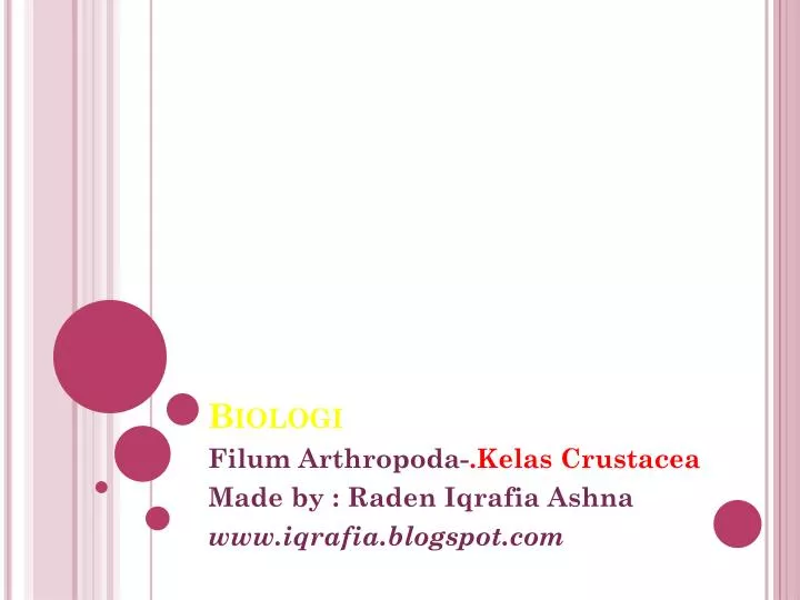 PPT - Biologi PowerPoint Presentation, free download - ID:2117889
