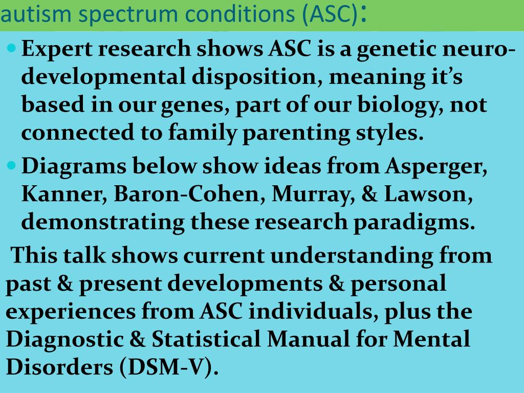 PPT - by Dr. Wendy Lawson CPsychol 2013 PowerPoint Presentation, free ...