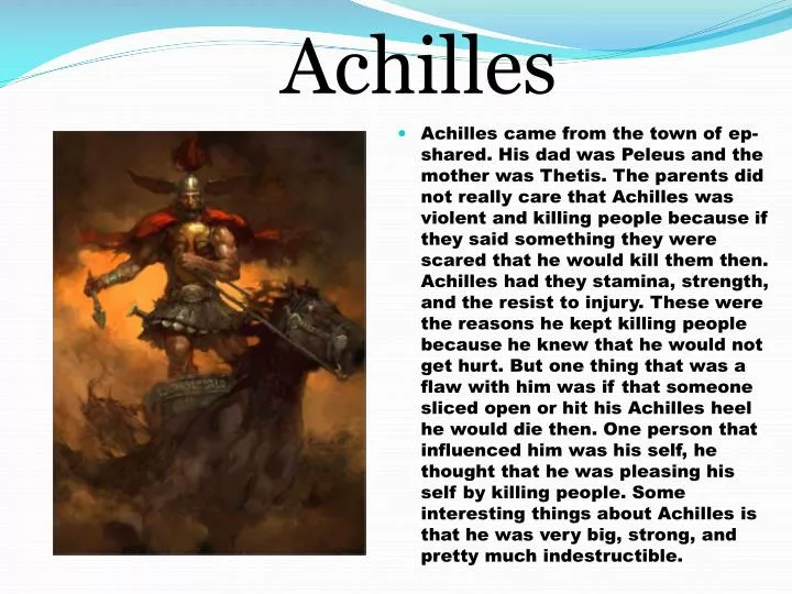 PPT - Achilles PowerPoint Presentation, free download - ID:2118101