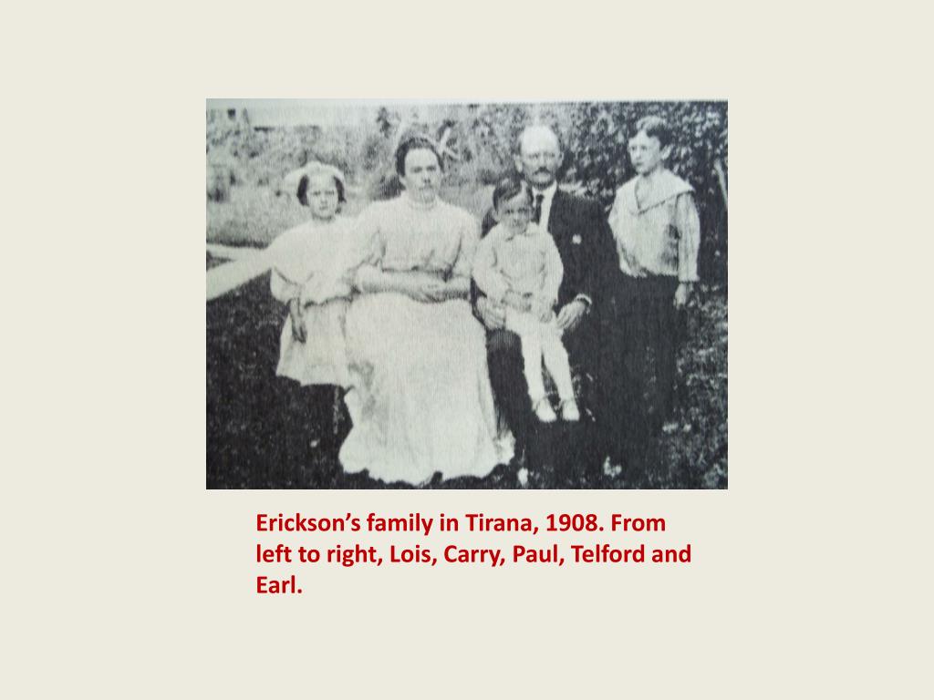 PPT - “ CHARLES TELFORD ERICKSON A great American who dedicated his ...