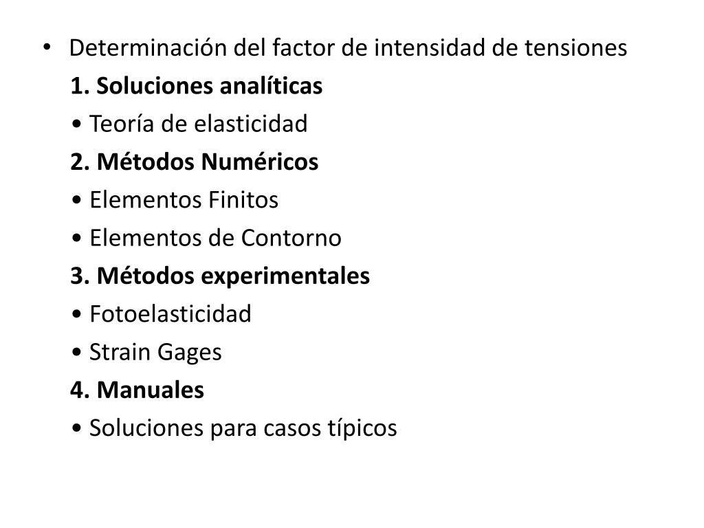 PPT - INTRODUCCION A LA MECANICA DE FRACTURA Y LA TOLERANCIA AL DAÑO ...