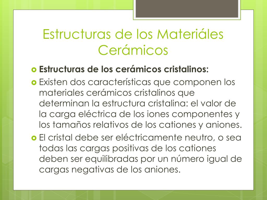 PPT - Vidrios, Cerámicas y Cementos PowerPoint Presentation, free ...