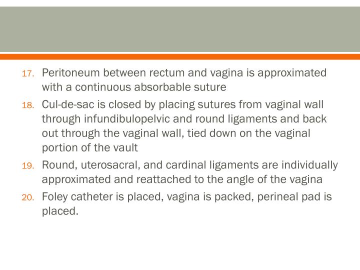 Ppt Vaginal Hysterectomy Powerpoint Presentation Id 2119444