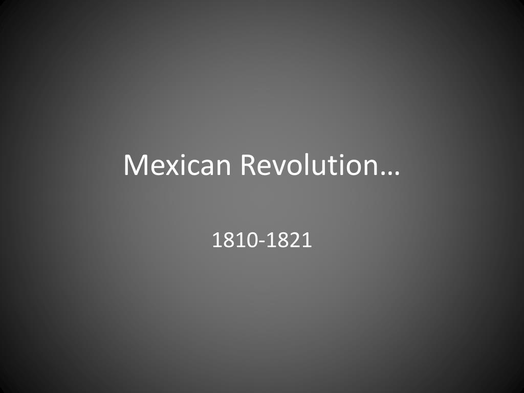 PPT - Haitian and Mexican Revolutions PowerPoint Presentation, free ...
