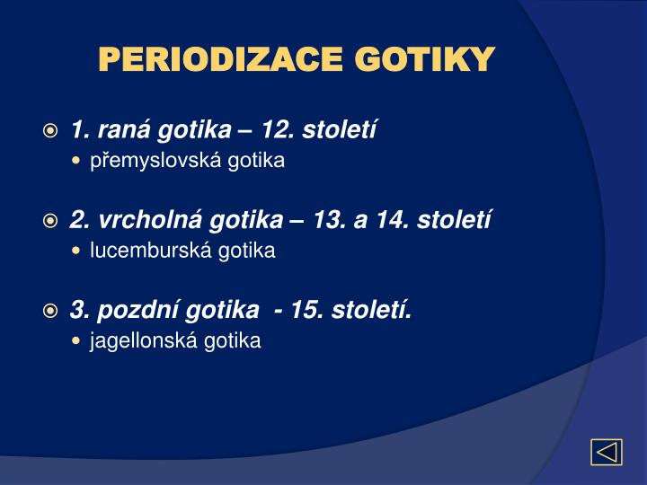 PPT - NÁZEV: Gotický sloh - prezentace PowerPoint Presentation - ID:2119633