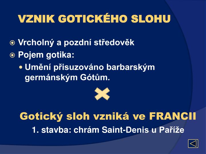 PPT - NÁZEV: Gotický sloh - prezentace PowerPoint Presentation - ID:2119633