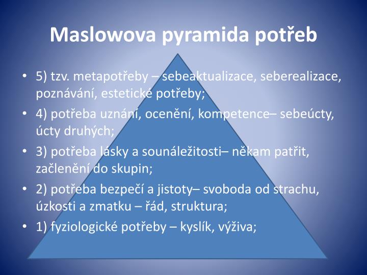 PPT - potřeby PowerPoint Presentation - ID:2119795
