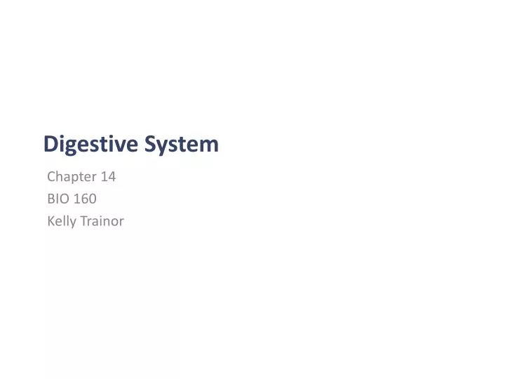 PPT - Digestive System PowerPoint Presentation, free download - ID:2120091