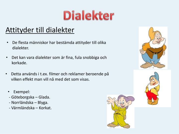 PPT - Dialekter PowerPoint Presentation - ID:2120271