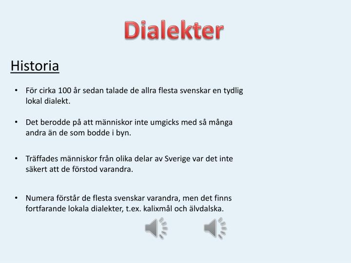 PPT - Dialekter PowerPoint Presentation - ID:2120271