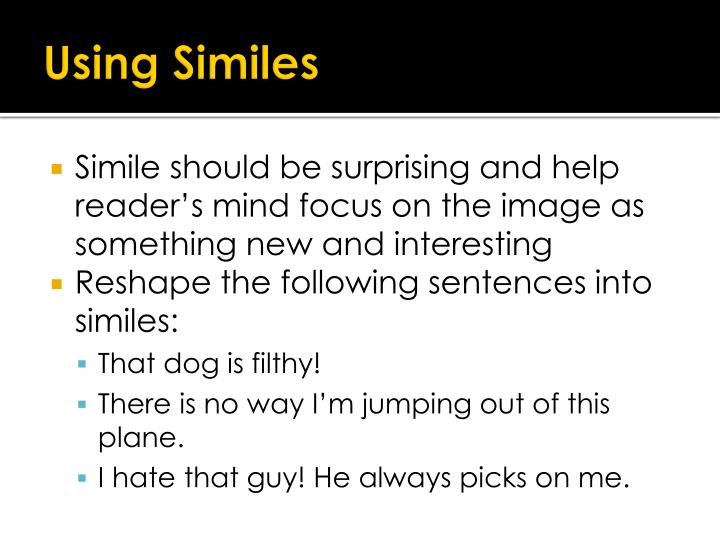 PPT - Make it Strange and New – Figurative Language and Metaphor ...