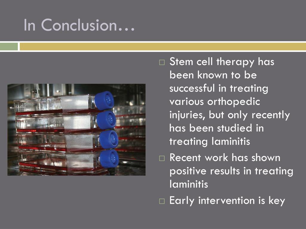 PPT - The use of stem cells as a regenerative therapy for chronic ...