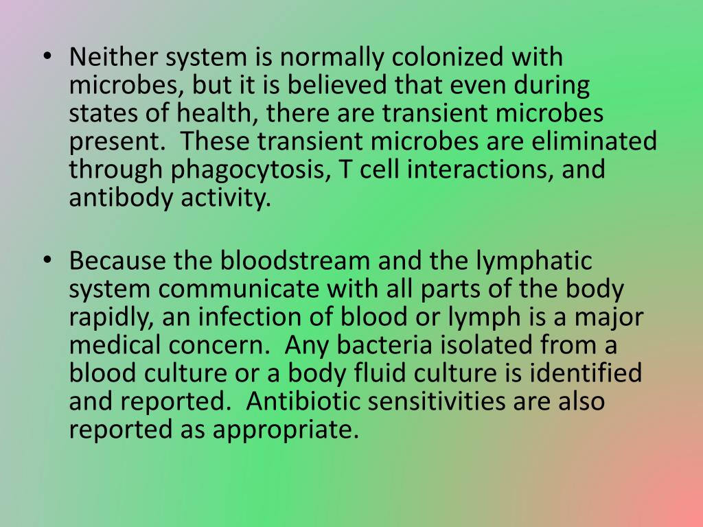 PPT - Infections of the Blood and Biological Weaponry PowerPoint ...