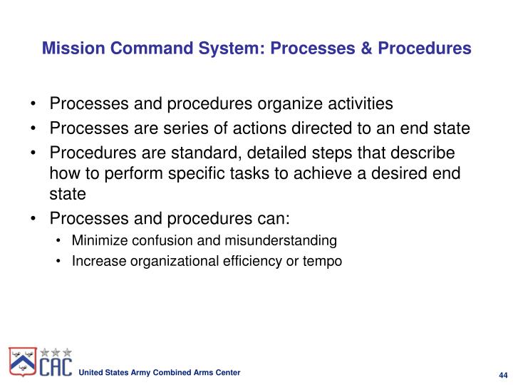 PPT - ADP 6-0 and ADRP 6-0 Mission Command PowerPoint Presentation - ID ...