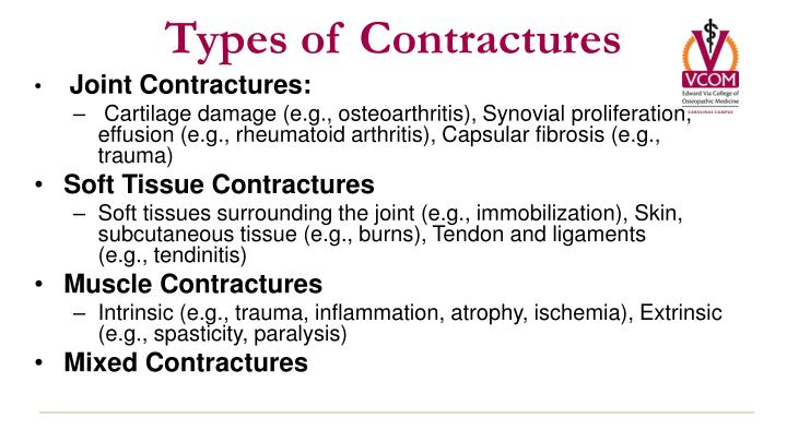 PPT - Contractures PowerPoint Presentation - ID:2121870