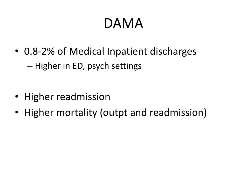 PPT - AMA Discharges Considerations for IM Hospitalists PowerPoint ...
