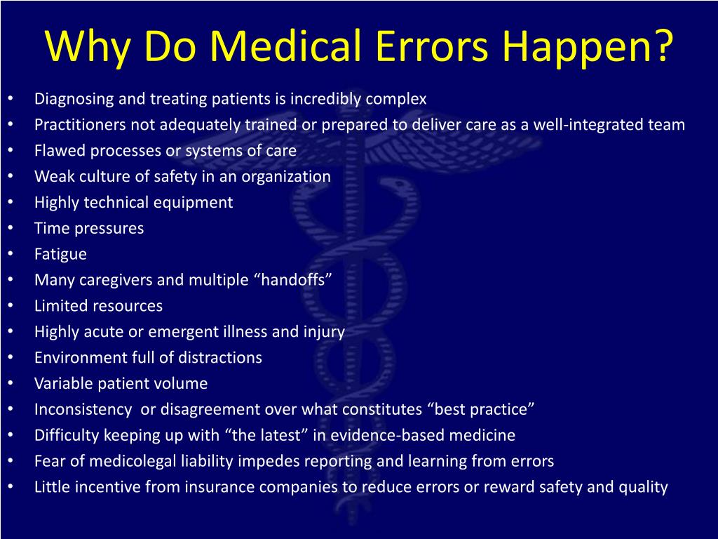 PPT - When Bad Things Happen to Good Doctors: Patient Safety, Medical ...