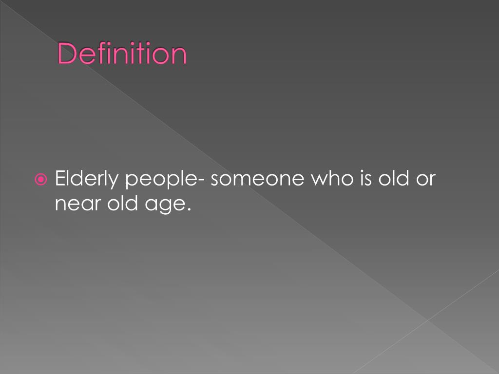 PPT - Elderly People in the Media PowerPoint Presentation, free ...