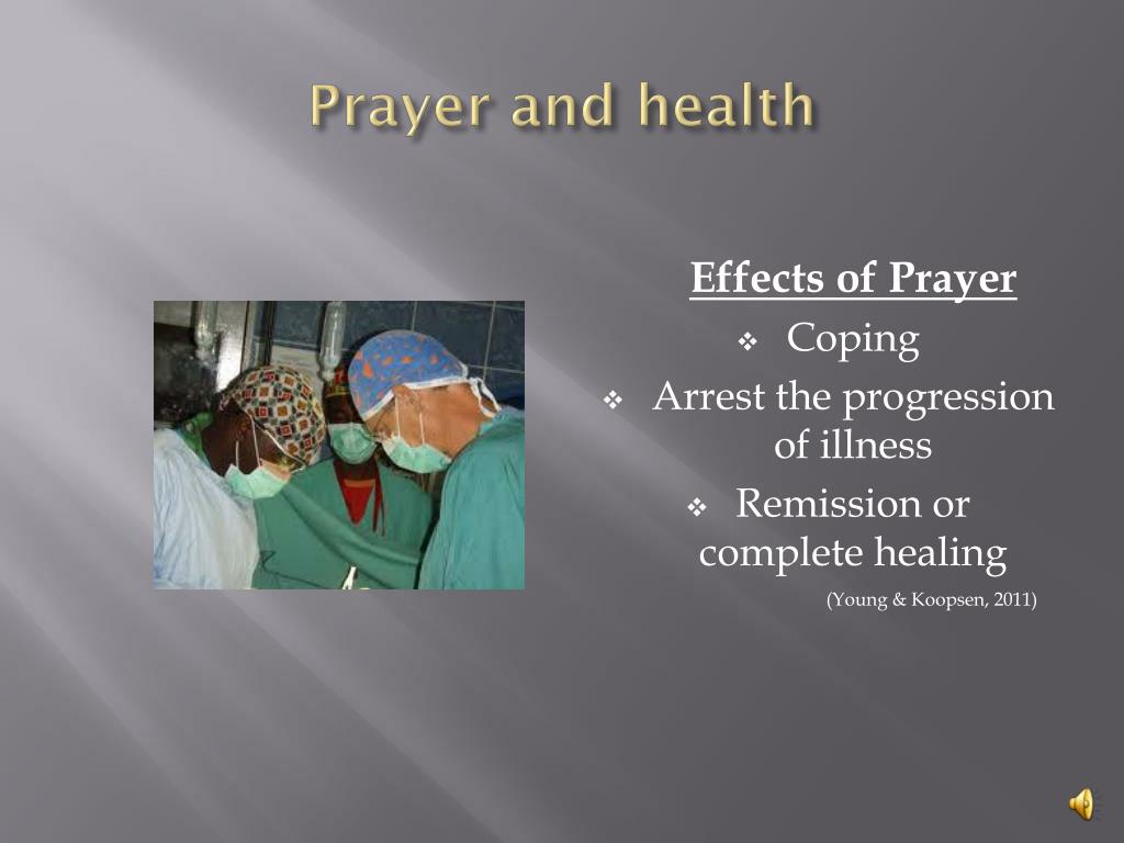 PPT - Does prayer or meditation improve a client’s physical or mental ...