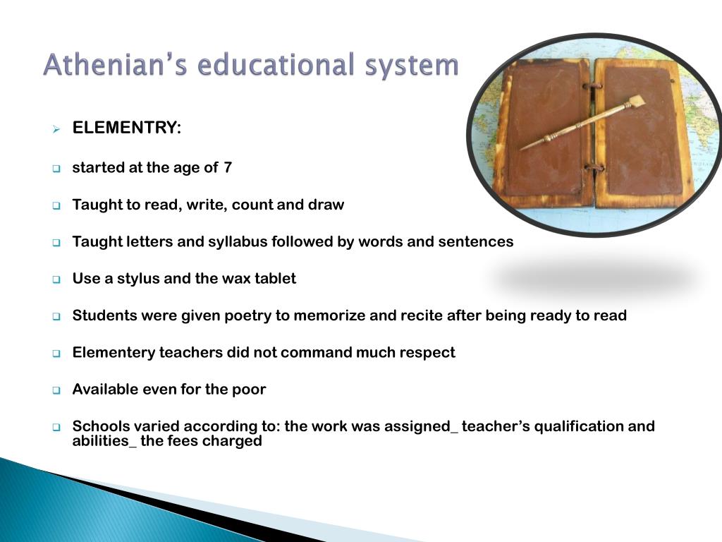 PPT - Education in ancient WORLD : Greek Contributions to Education ...