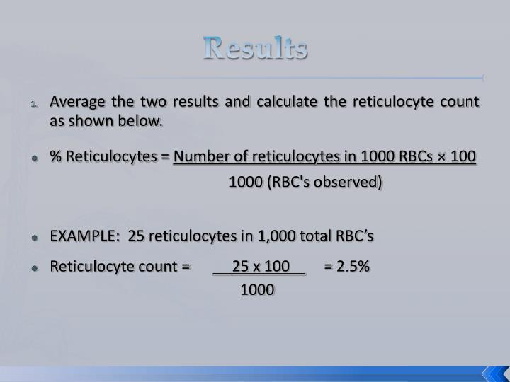 Ppt Reticulocyte Count Powerpoint Presentation Id 2122765