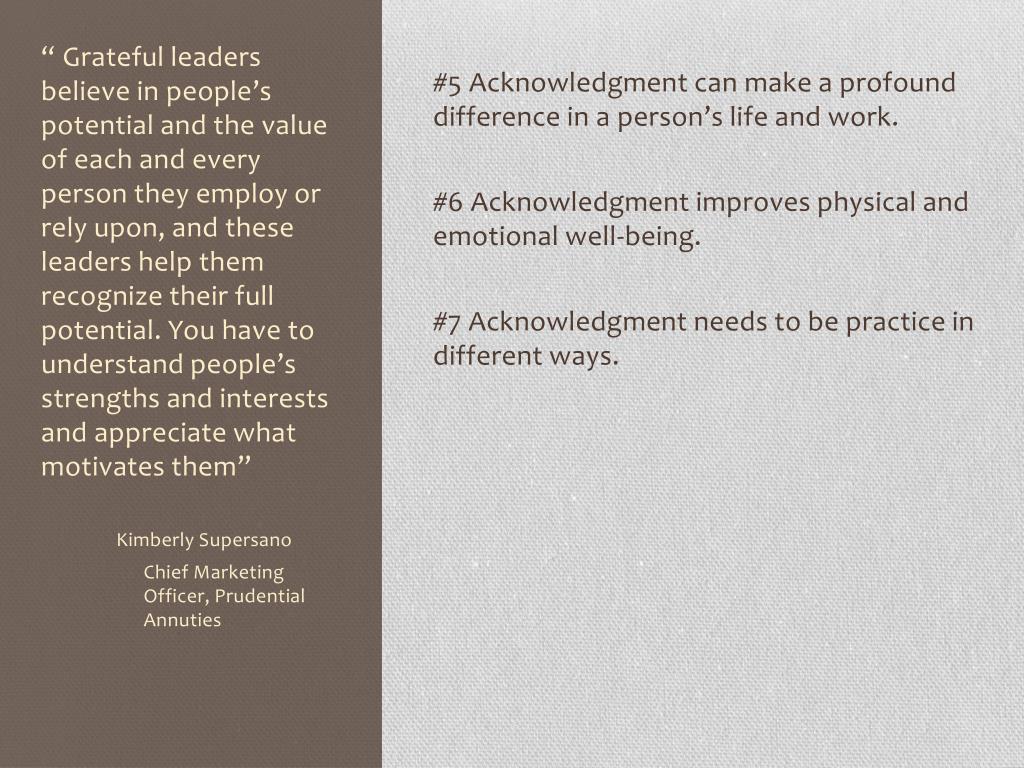 PPT - What is Grateful Leadership? Servant leadership was introduced in ...