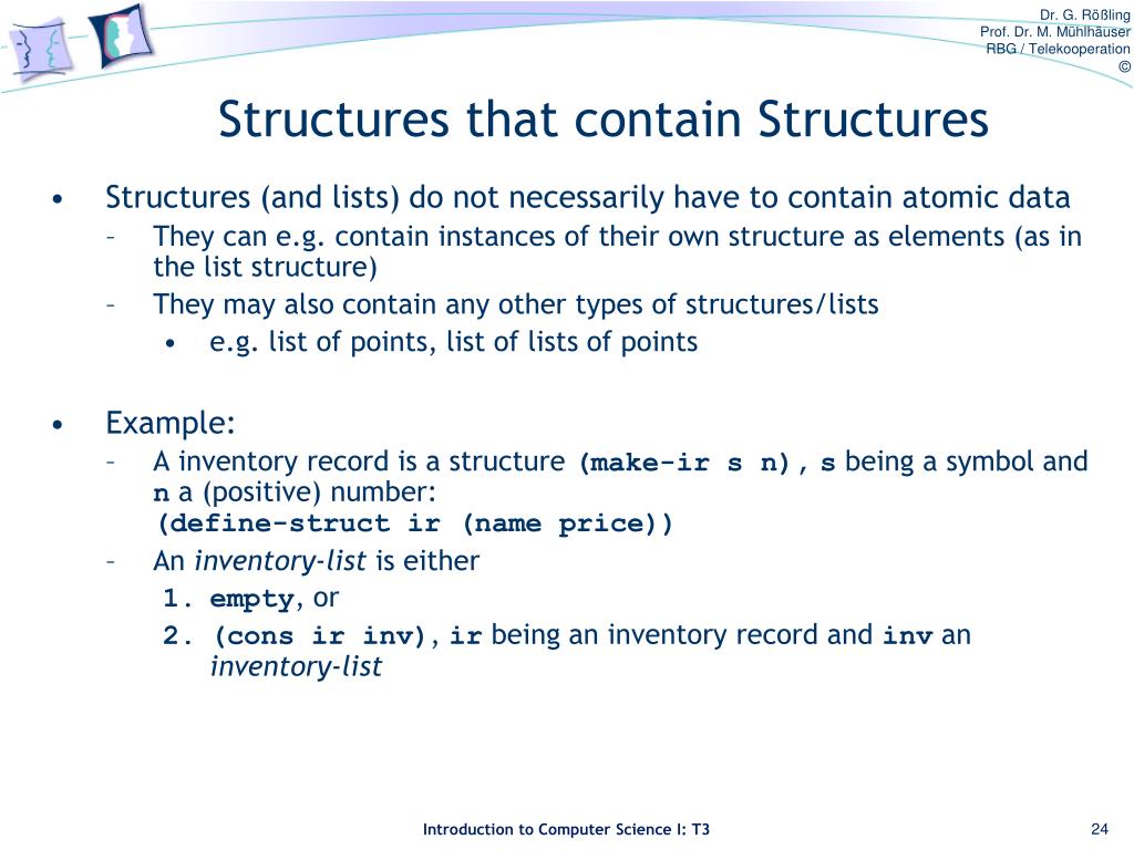 Ppt Introduction To Computer Science I Topic 3 Recursive Data Types And Structural Recursion