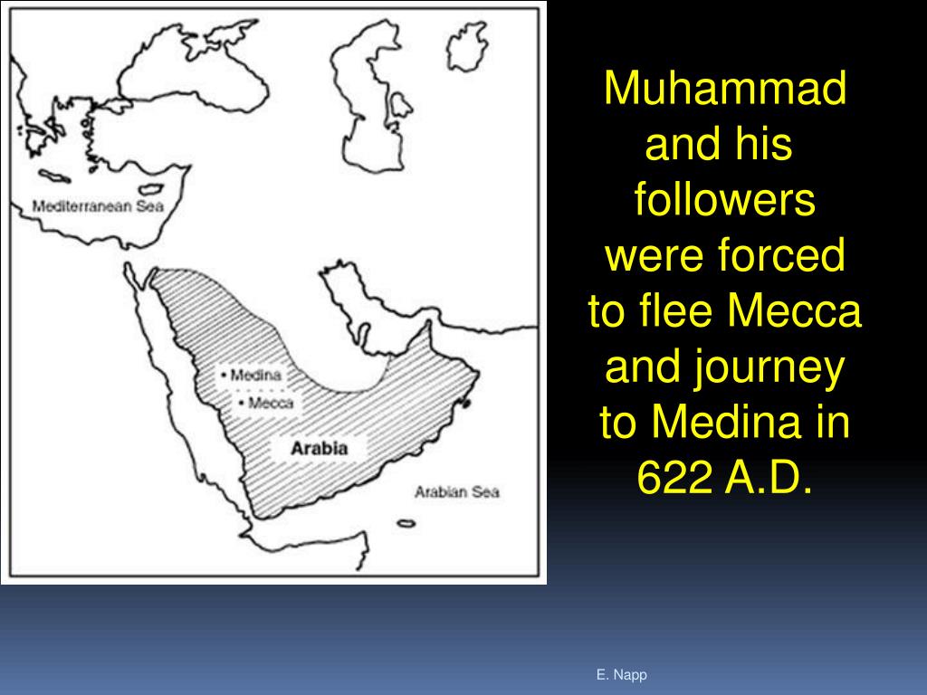 PPT - The Prophet Muhammad was born around 570 A.D. in Mecca, Arabia ...