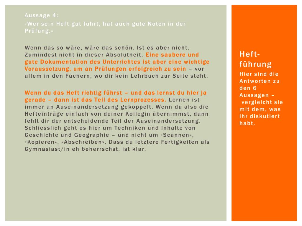 PPT - Heft Heften Hefter Leit Heft faden zur Heftführung: Einführung ...