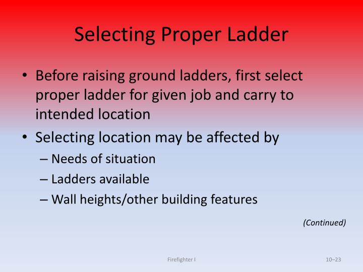 PPT - CVFD Training – Ladder Practices PowerPoint Presentation - ID:2123445