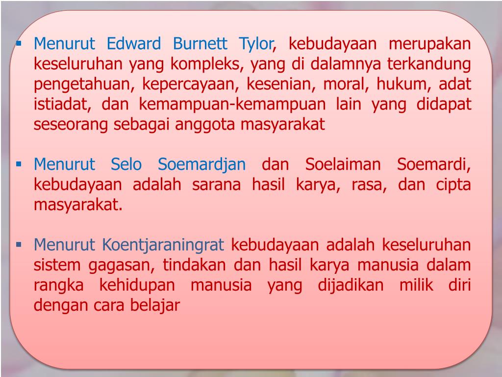 PPT - Mengidentifikasi berbagai budaya lokal, pengaruh budaya asing ...