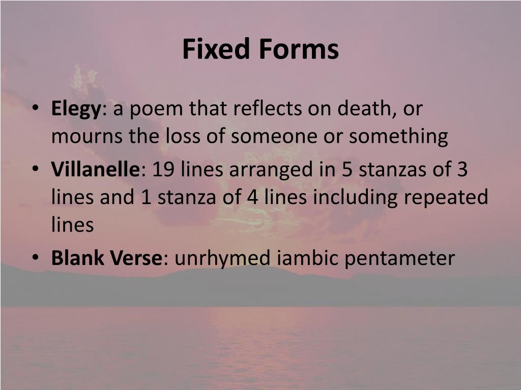 PPT POETRY Form And Function PowerPoint Presentation Free Download