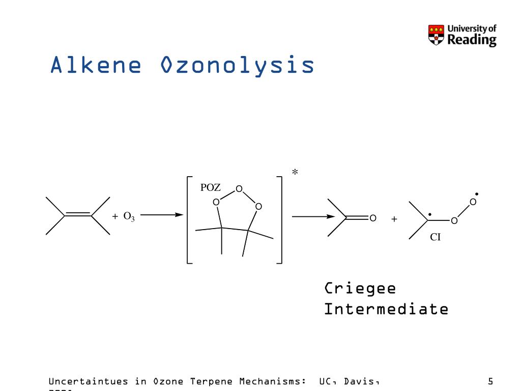 PPT - Secondary Organic Aerosol Formation: Ozonolysis of Terpenes ...