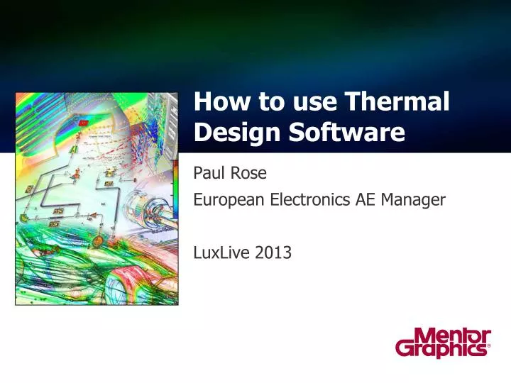 PPT - How to use Thermal Design Software PowerPoint Presentation, free ...