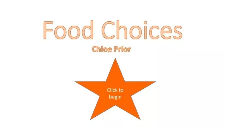 PPT - Food Choices PowerPoint Presentation, free download - ID:2124688