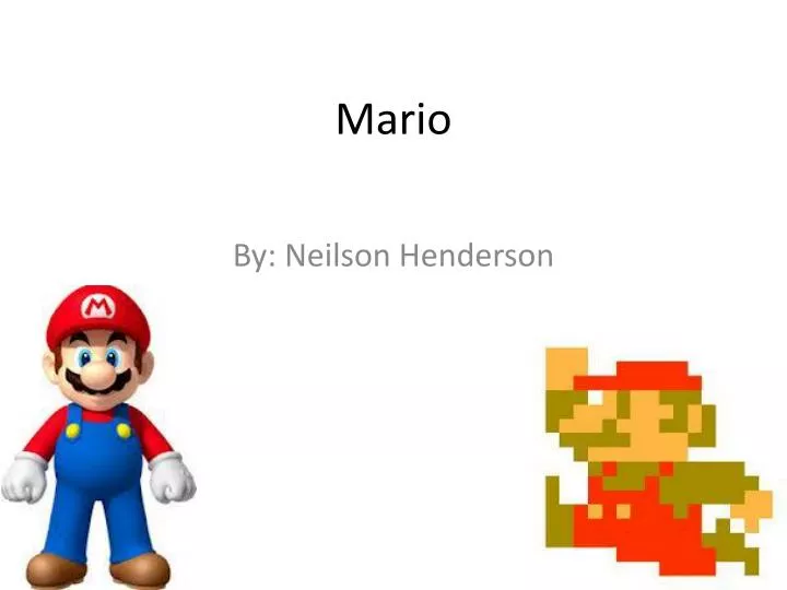 PPT - Mario PowerPoint Presentation, free download - ID:2125037