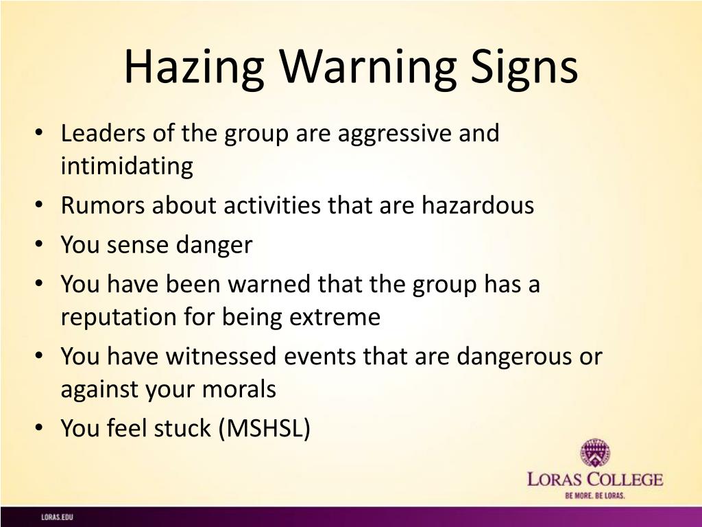 PPT - College Athletes And Hazing: Perceptions And Prevention Measures ...