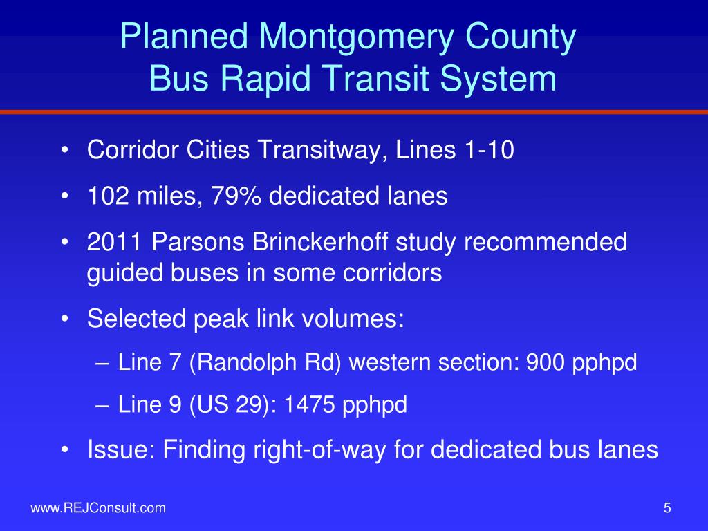 PPT - ATN Applications: Montgomery County, Maryland Transit ...