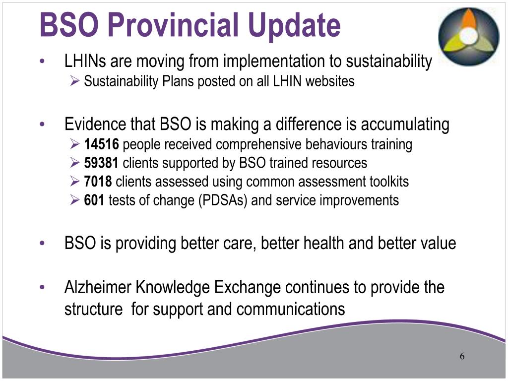 PPT - Behavioural Supports Ontario BSO Impact in Ontario and the CE ...