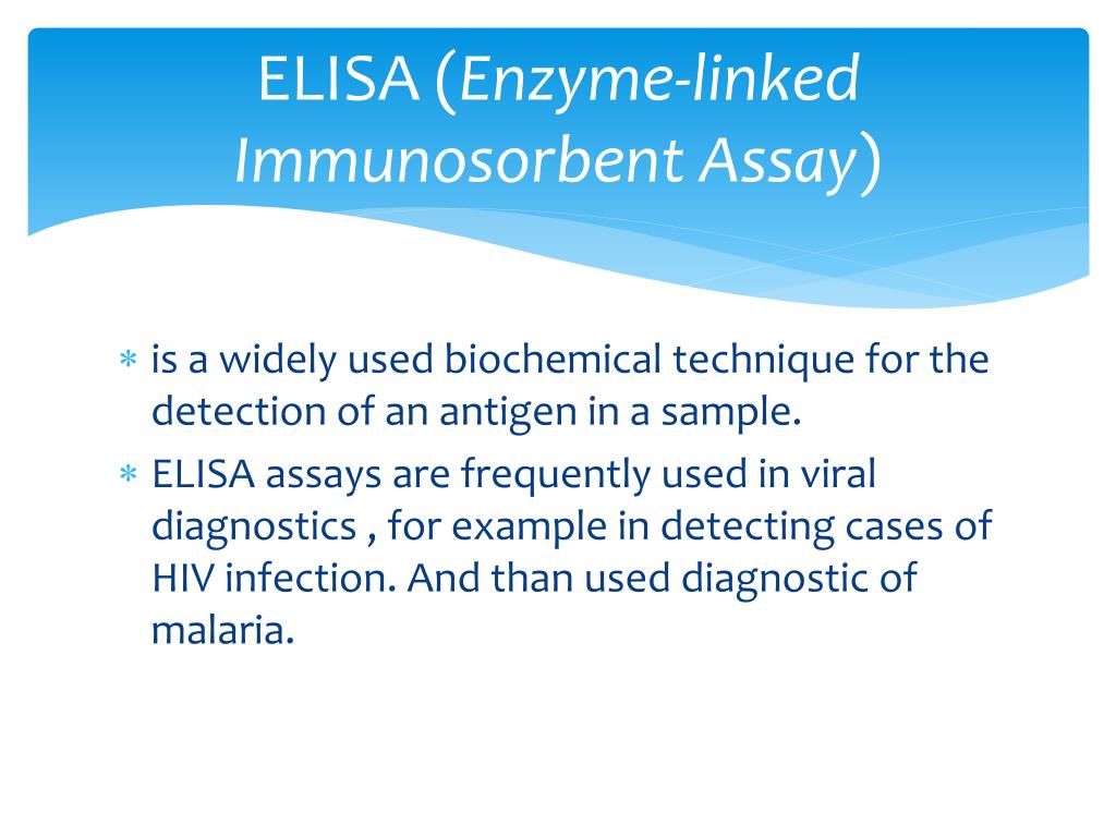PPT - MALARIA, ROLE OF SEROLOGY: ELISA AND PCR PowerPoint Presentation ...