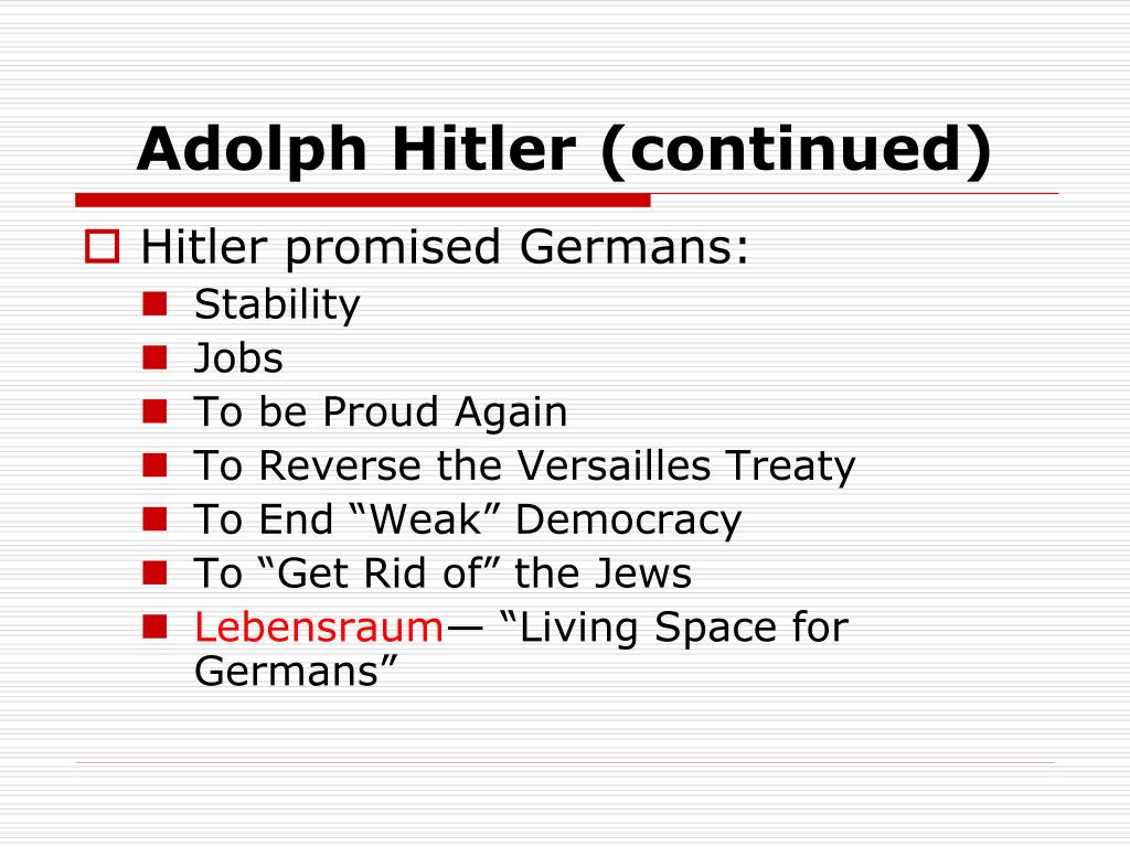 PPT - Hitler and the Rise of Nazi Germany PowerPoint Presentation, free ...