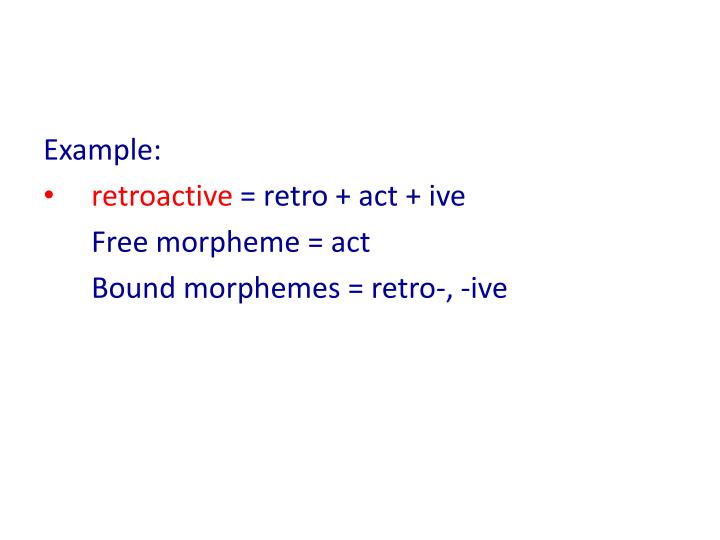 PPT - Morphology studies the internal structure of words PowerPoint ...