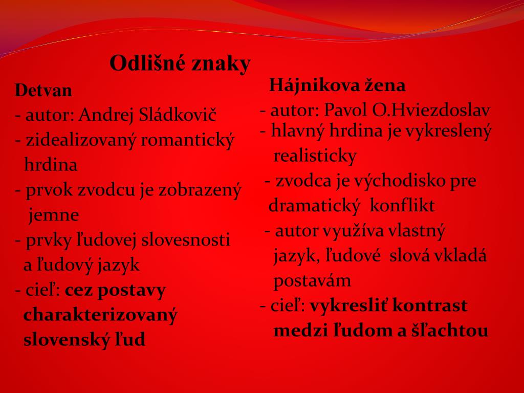 PPT - Andrej Sládkovič - Detvan lyricko-epická skladba pôvodné dielo ...