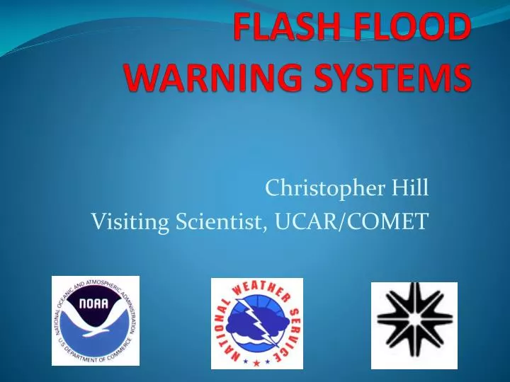 PPT - FLASH FLOOD WARNING SYSTEMS PowerPoint Presentation, free ...